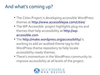 WordPress and Accessibility | PPT