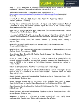 Accessing And Making The Transition From Further Education To Higher ...