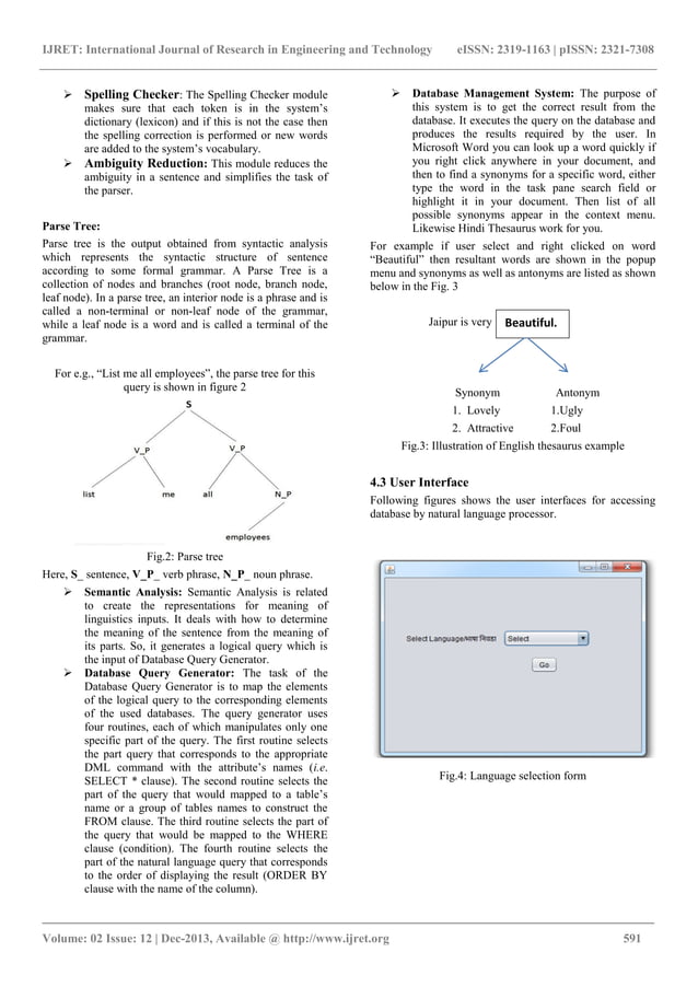 Accessing database using nlp | PDF