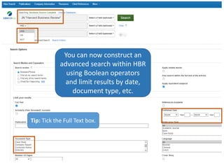 Accessing HBR Online | PPT