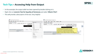 Accessing Help from IBM SPSS Statistics Output.pptx