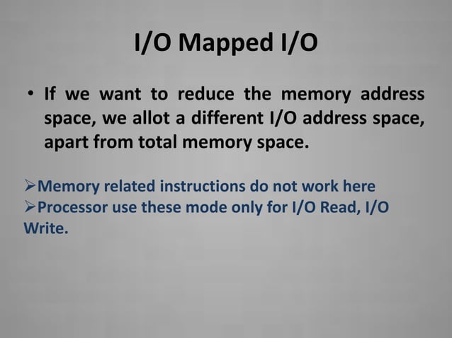 Accessing I/O Devices | PPTX