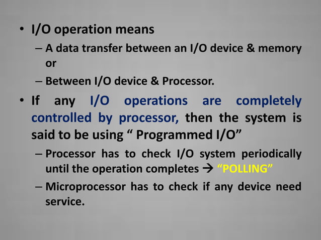 Accessing I/O Devices | PPTX