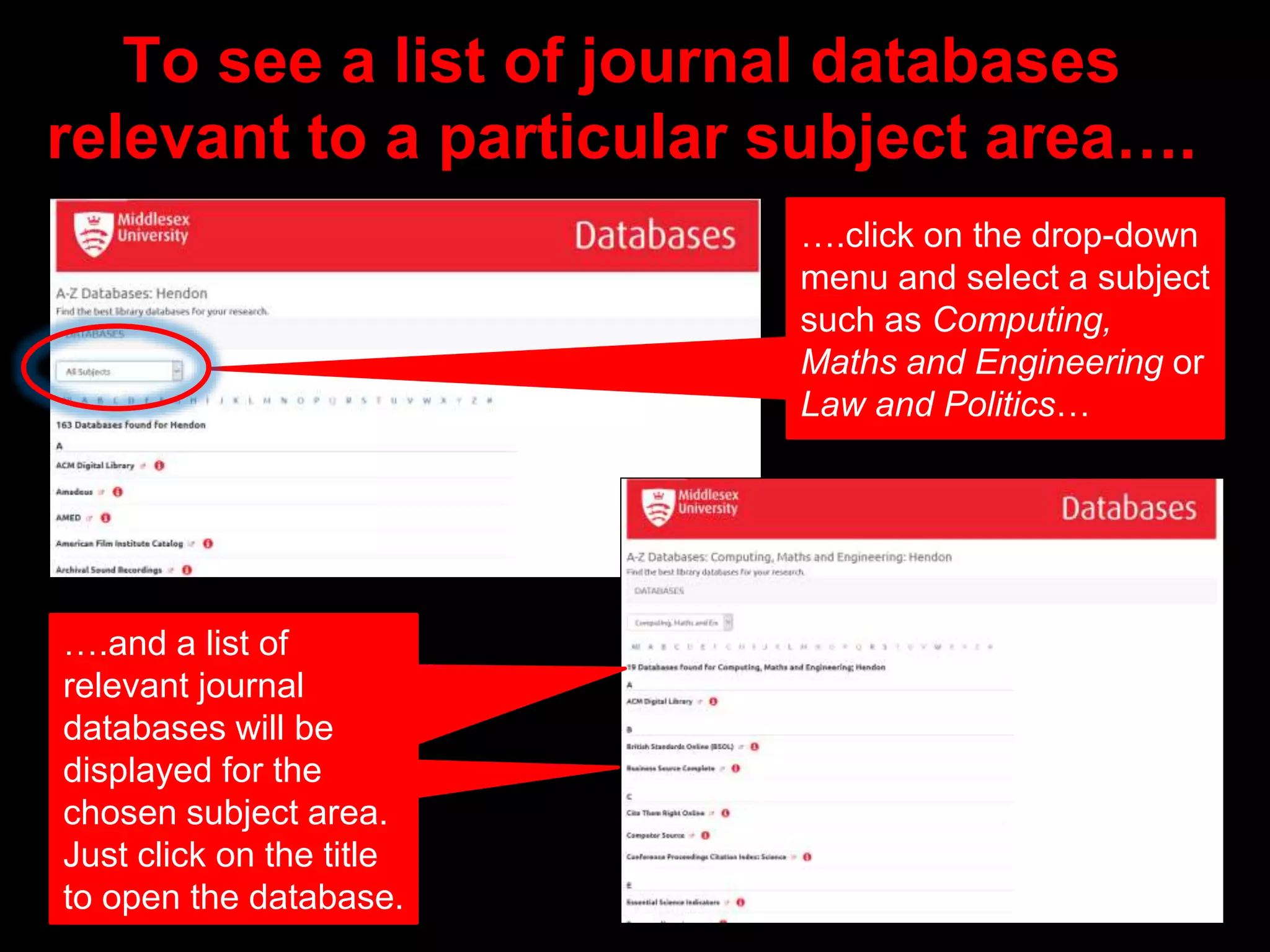 Accessing Journal Databases | PPT
