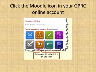 Accessing moodle | PPT