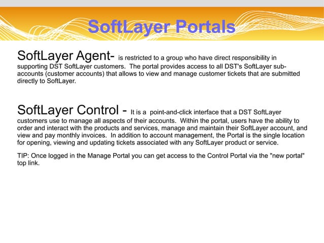 Accessing soft layer | PPT