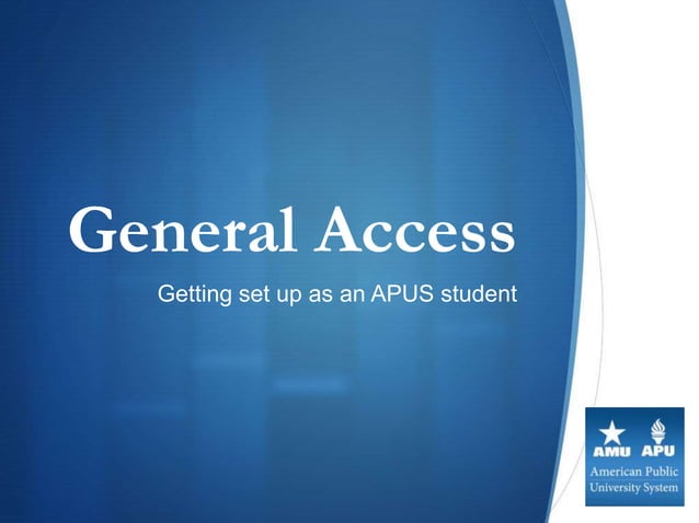 Accessing turnitin.com - APUS | PPTX | Education