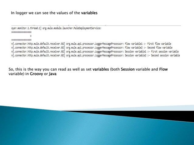 Accessing Mule Variables In Groovy Ppt