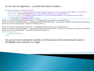 Accessing Mule variables in groovy | PPT