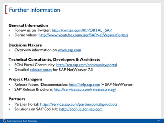 Accessing Your Existing SAP NetWeaver Portal on Mobile Device | PPT