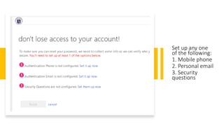 Accessing your M365 accounts - Student view.pptx