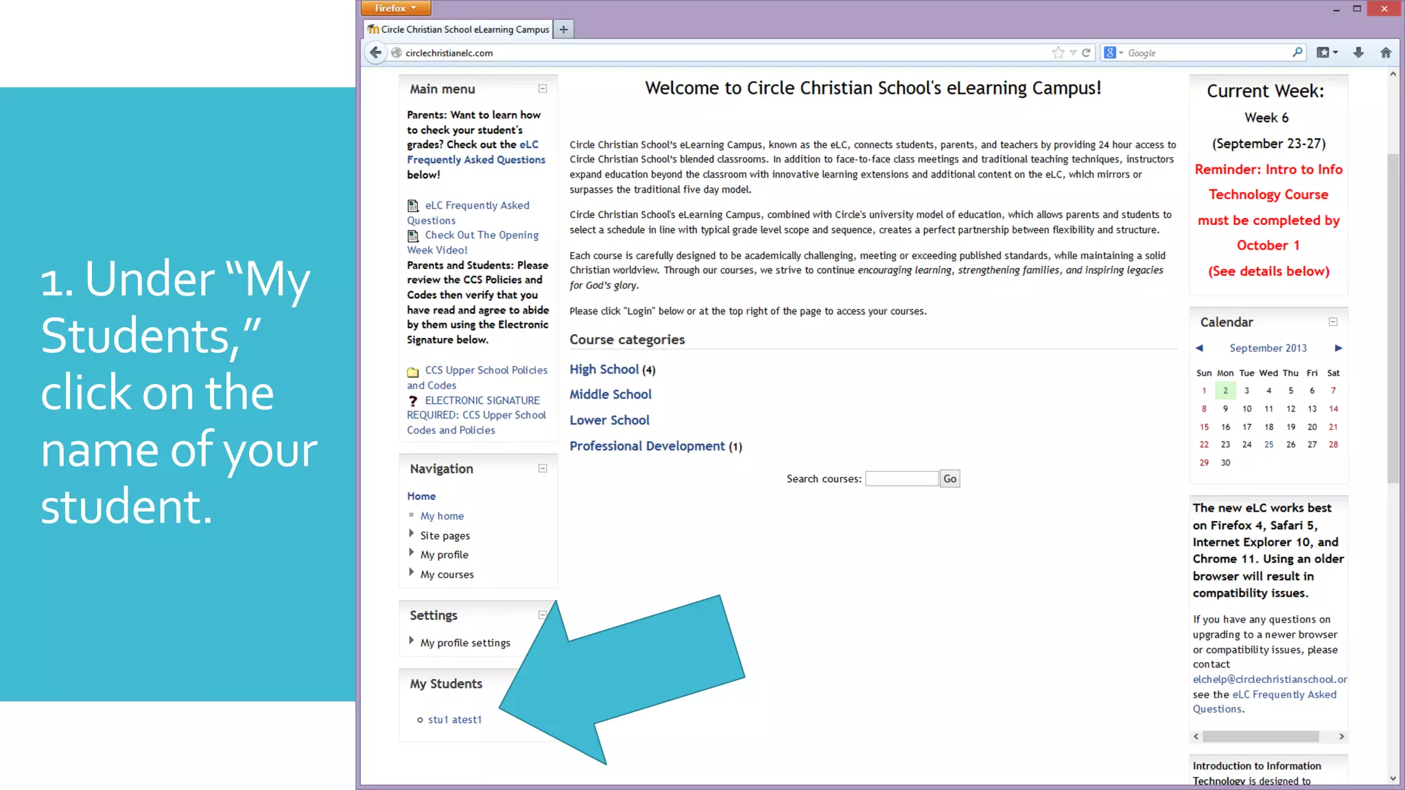 CCS Accessing Your Student's Grades on the New eLC | PDF