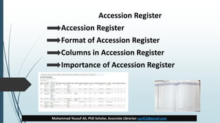 Accession Register 26 Dec 2022.pptx