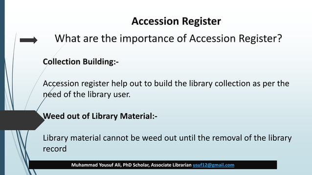 Accession Register 26 Dec 2022.pptx