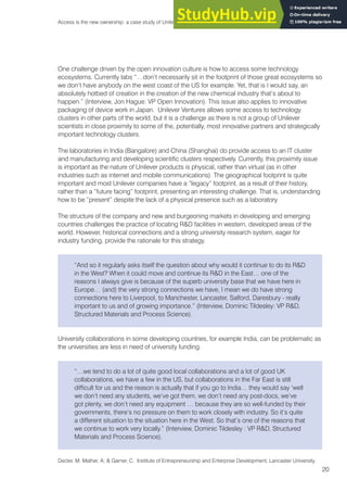 Access Is The New Ownership A Case Study Of Unilever S Approach To Open ...