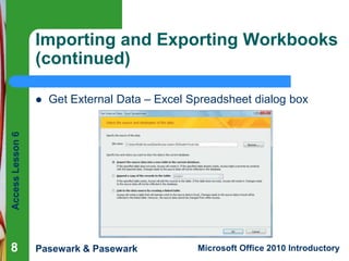 Access lesson 06 Integrating Access | PPT