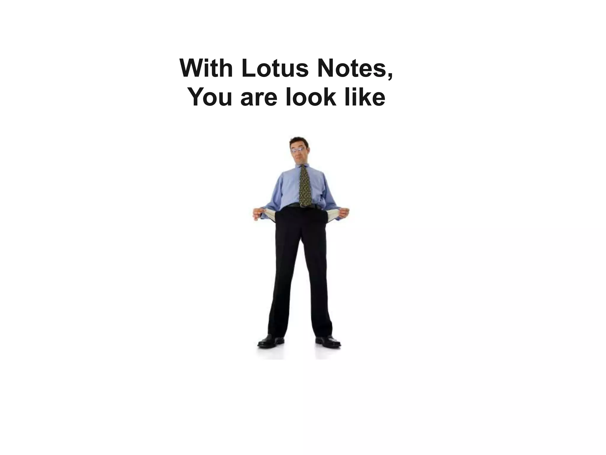 Access lotus notes database in outlook | PPTX