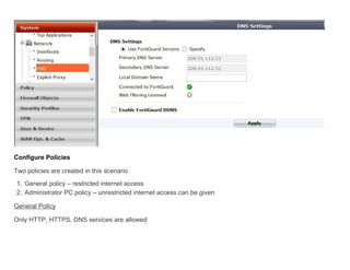 FORTIGATE FIREWALL BASIC KNOWELEDGE TO CONFIGURE ROUTER | DOCX