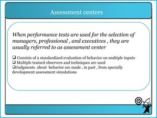 Assessment centers | PPT