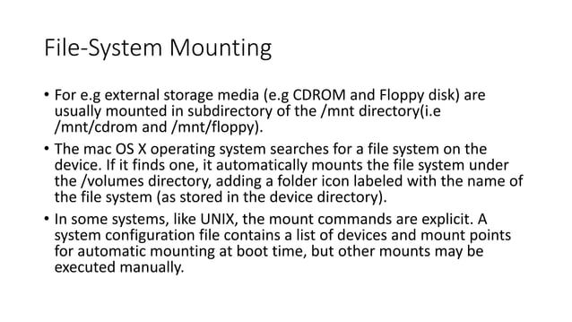 Access Methods and File System Mounting.pptx