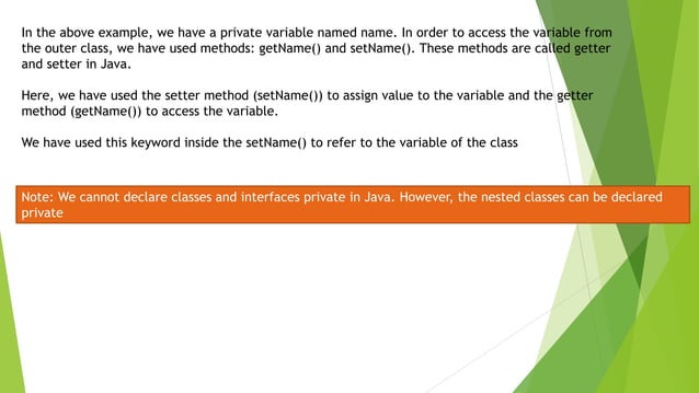 Access Modifier.pptx | Programming Languages | Computing