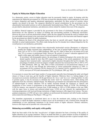 Access n equity 3 | PDF | Postgraduate Education | College Education