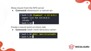 Access Network Attached Storage in RHEL - RHCSA (RH134).pdf