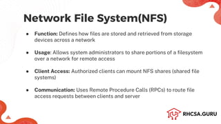 Access Network Attached Storage in RHEL - RHCSA (RH134).pdf