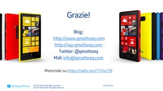 Accesso ai Dati in Windows Phone: Isolated Storage, Database e Data ...