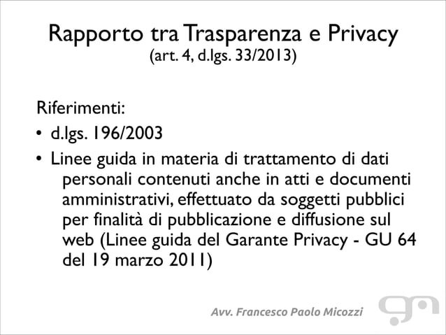 Accesso civico micozzi | PPT