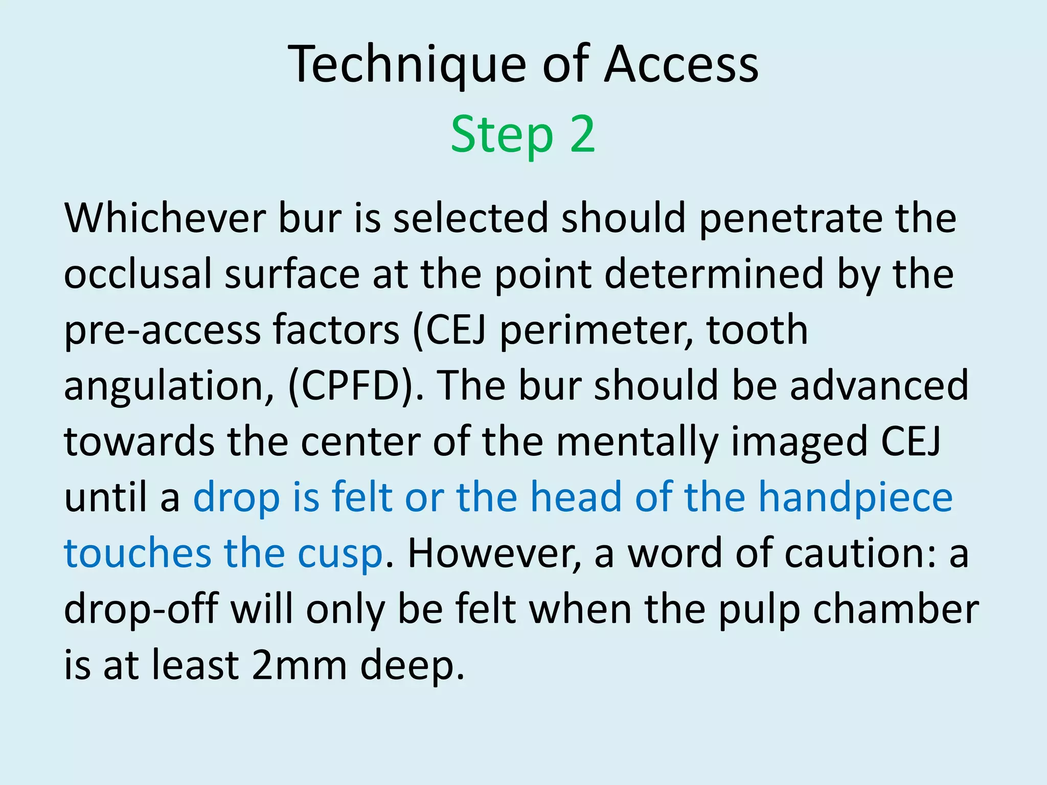 Access opening for RCT | PPTX