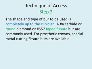 Access opening for RCT | PPTX
