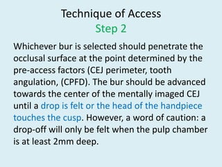 Access opening for RCT | PPTX