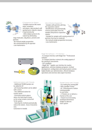 Accessories by Metrohm India | PDF