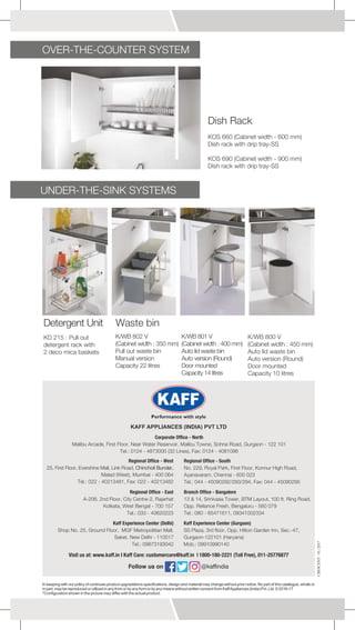 KAFF Accessories catalog | PDF