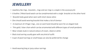 Accessories for Women at Work | PPTX