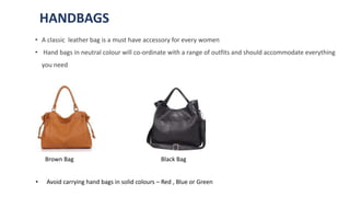 Accessories for Women at Work | PPTX