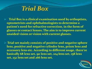 Accessories of trial set | PPTX
