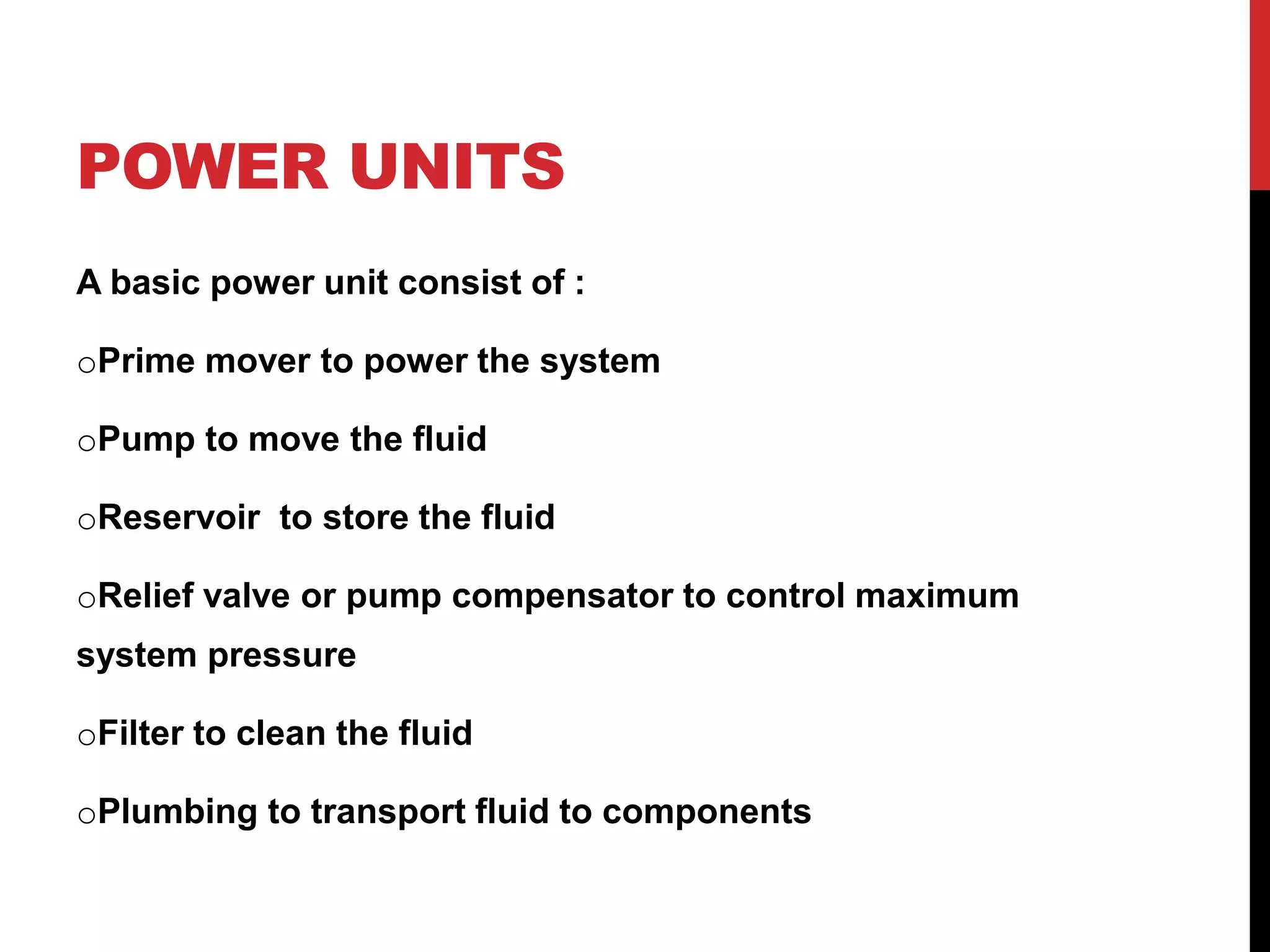 Accessories used in fluid power system | PPTX