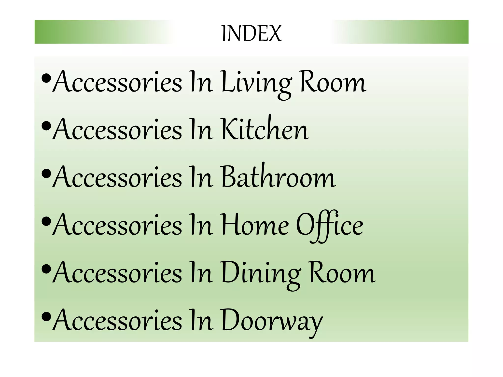 Accessory design | PPT