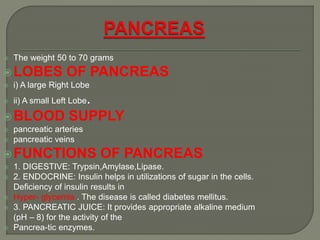 Accessory organs of digestive system in goat | PPTX