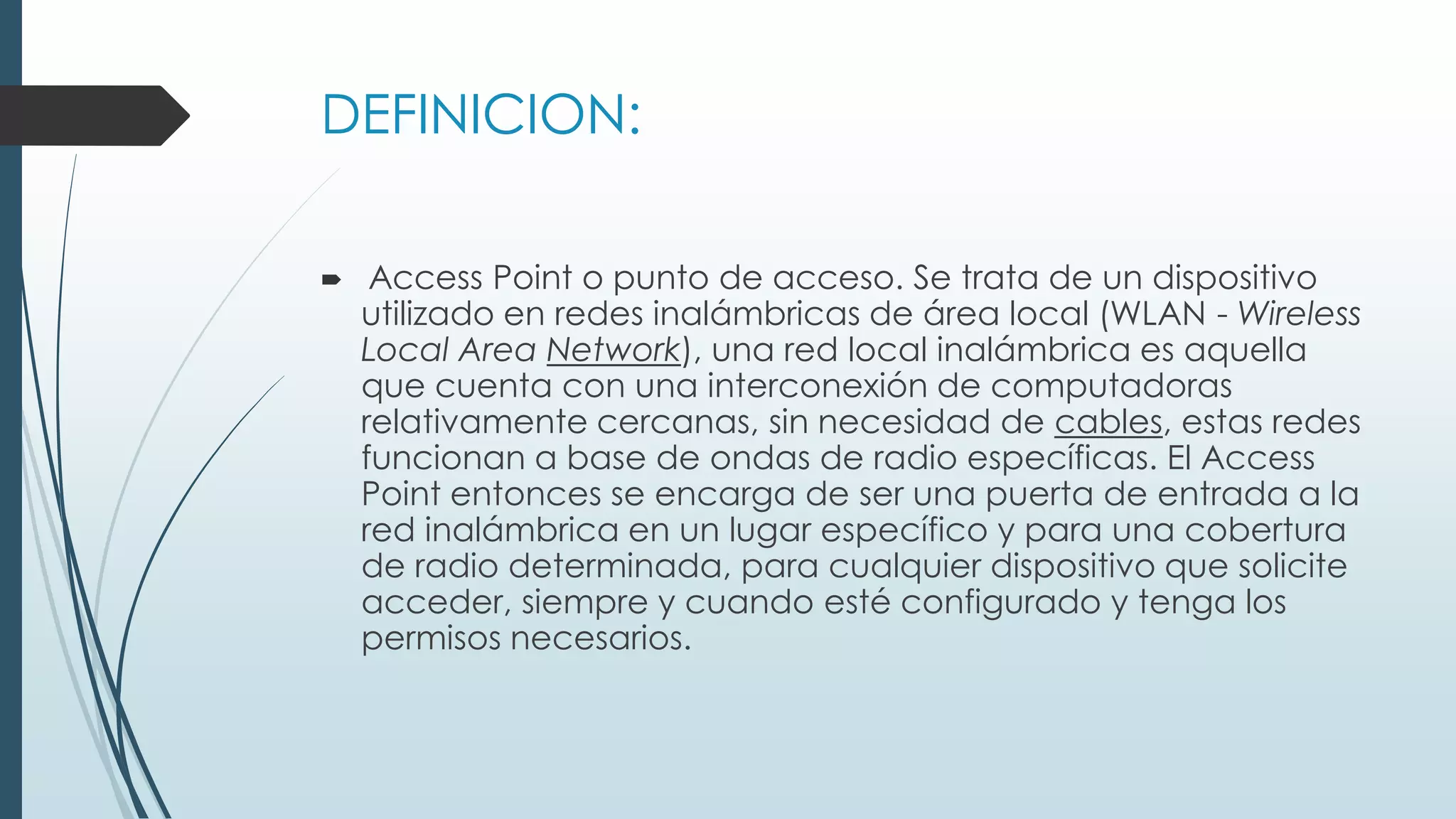 Access point | PPTX
