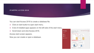 Access ppt | PPTX