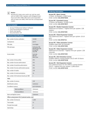 Access professional edition 2.1 | PDF