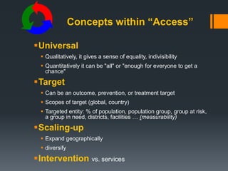 Access, quality and cost the three pillars of health policy | PPTX