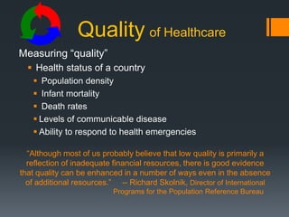 Access, quality and cost the three pillars of health policy | PPTX