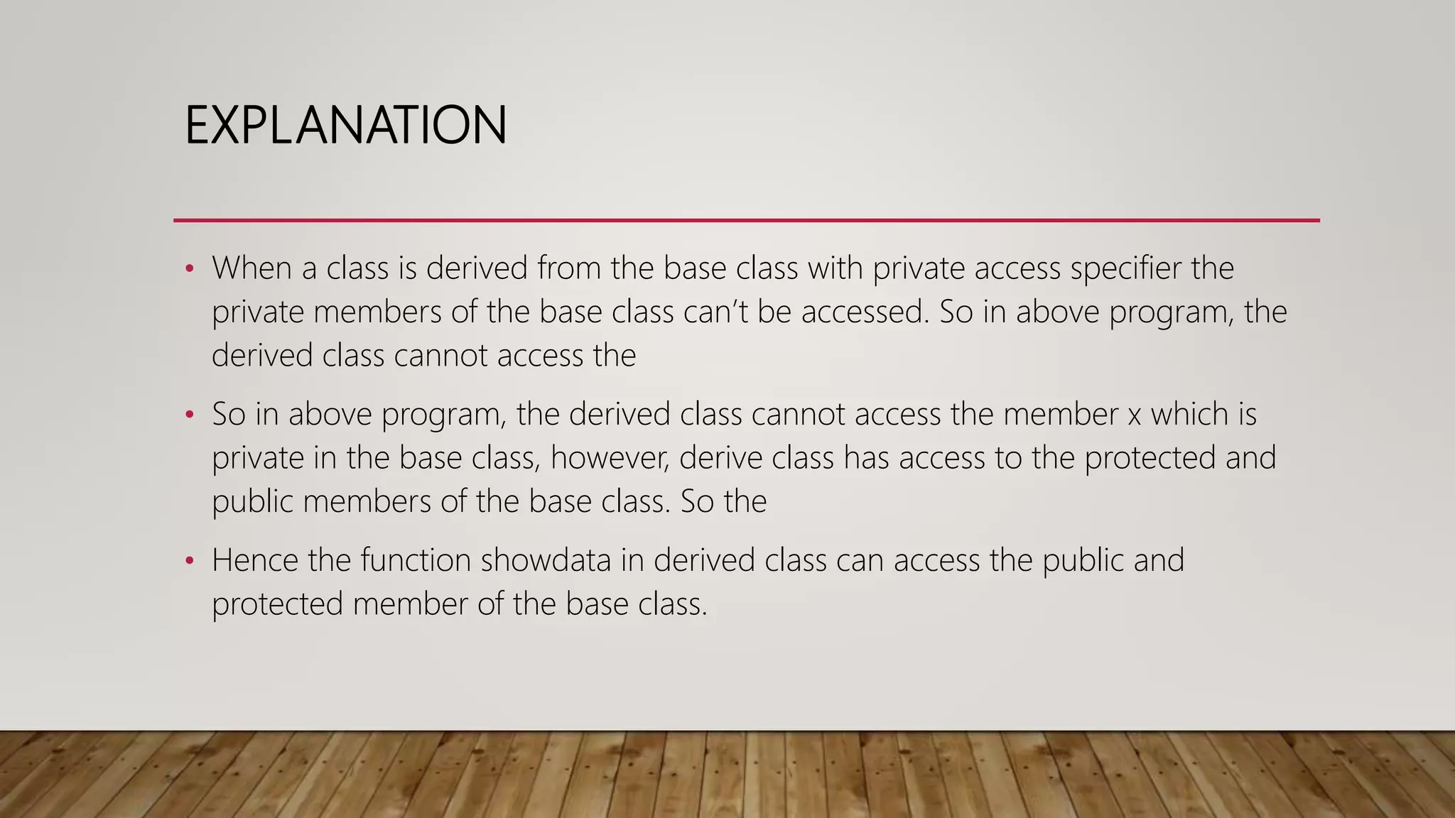 Access specifier | PPTX