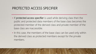 Access specifier | PPTX