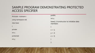 Access specifier | PPT