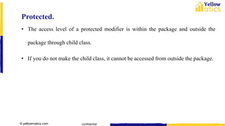 Access Specifier and encapusulation.pdf | Programming Languages | Computing